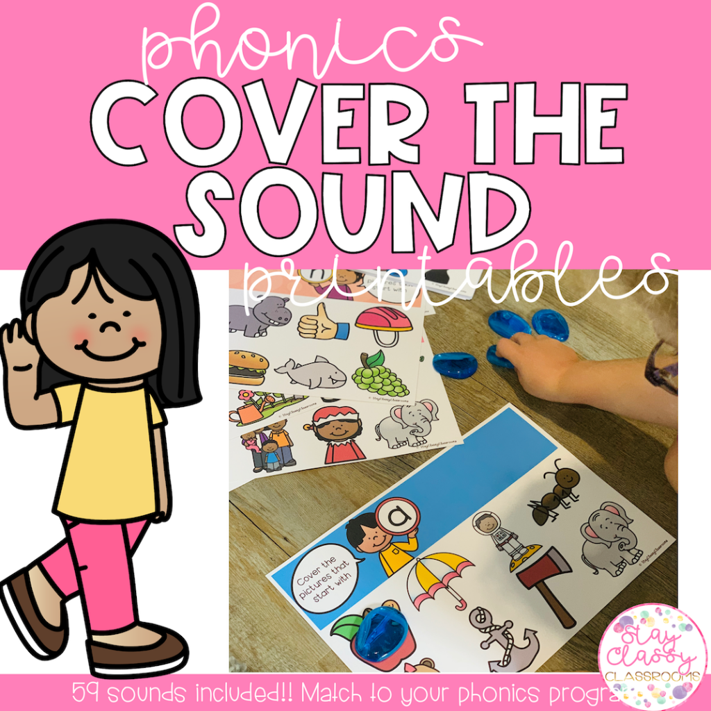 Phonics Practice - Cover the Sound Printable - Stay Classy Classrooms