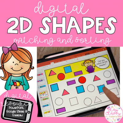 Digital 2D Shapes - Stay Classy Classrooms