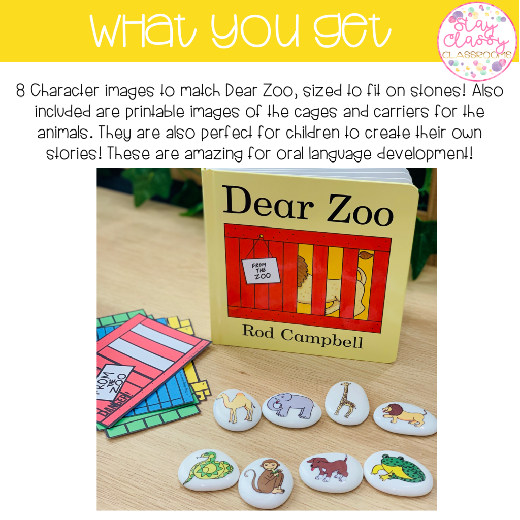 Zoo Story Stones - Stay Classy Classrooms