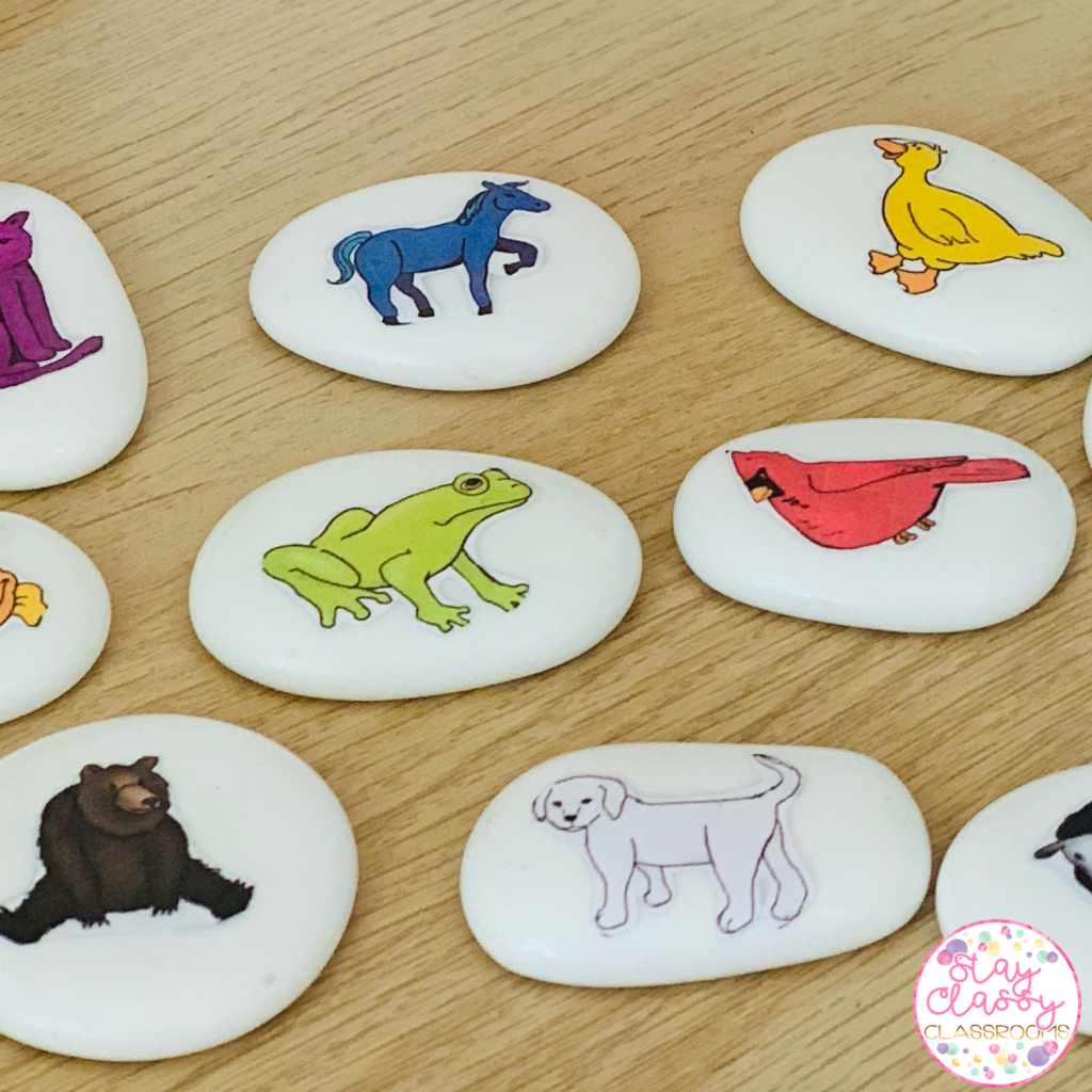 Brown Bear Story Stones - Stay Classy Classrooms