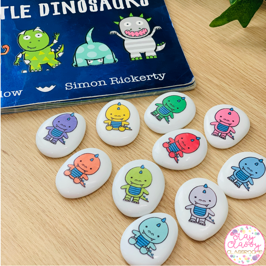 Dinosaur Story Stones - Stay Classy Classrooms