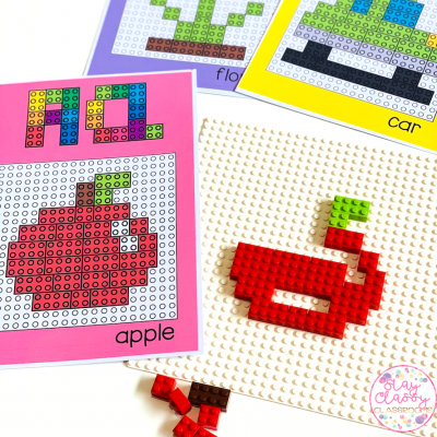 Building Blocks Alphabet Mats PRINTABLE pack - Stay Classy Classrooms