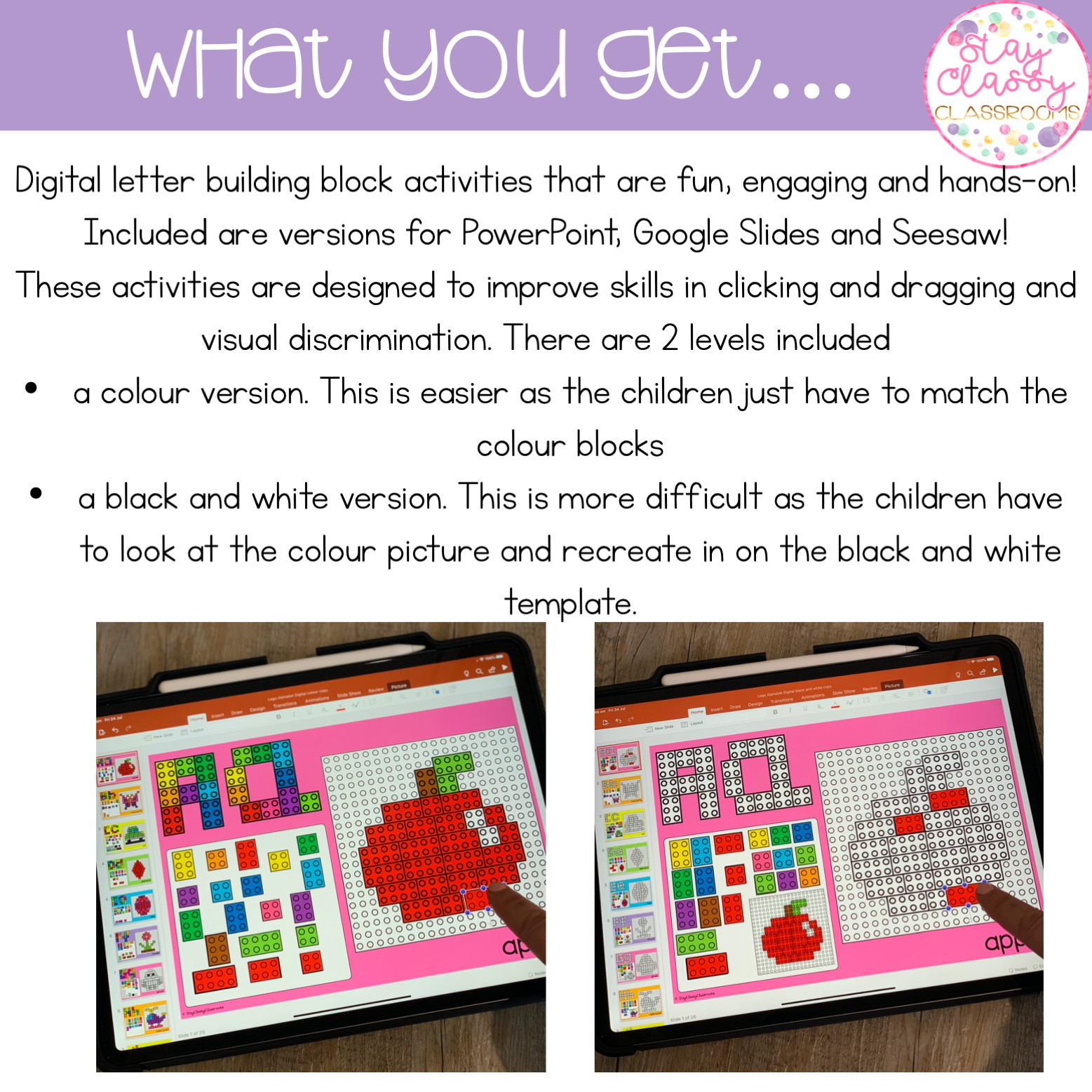 Building Blocks Alphabet Mats PRINTABLE & DIGITAL BUNDLE - Stay Classy ...