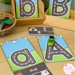 Road Letters and Numbers PRINTABLE pack - Primary Print Font - Stay ...