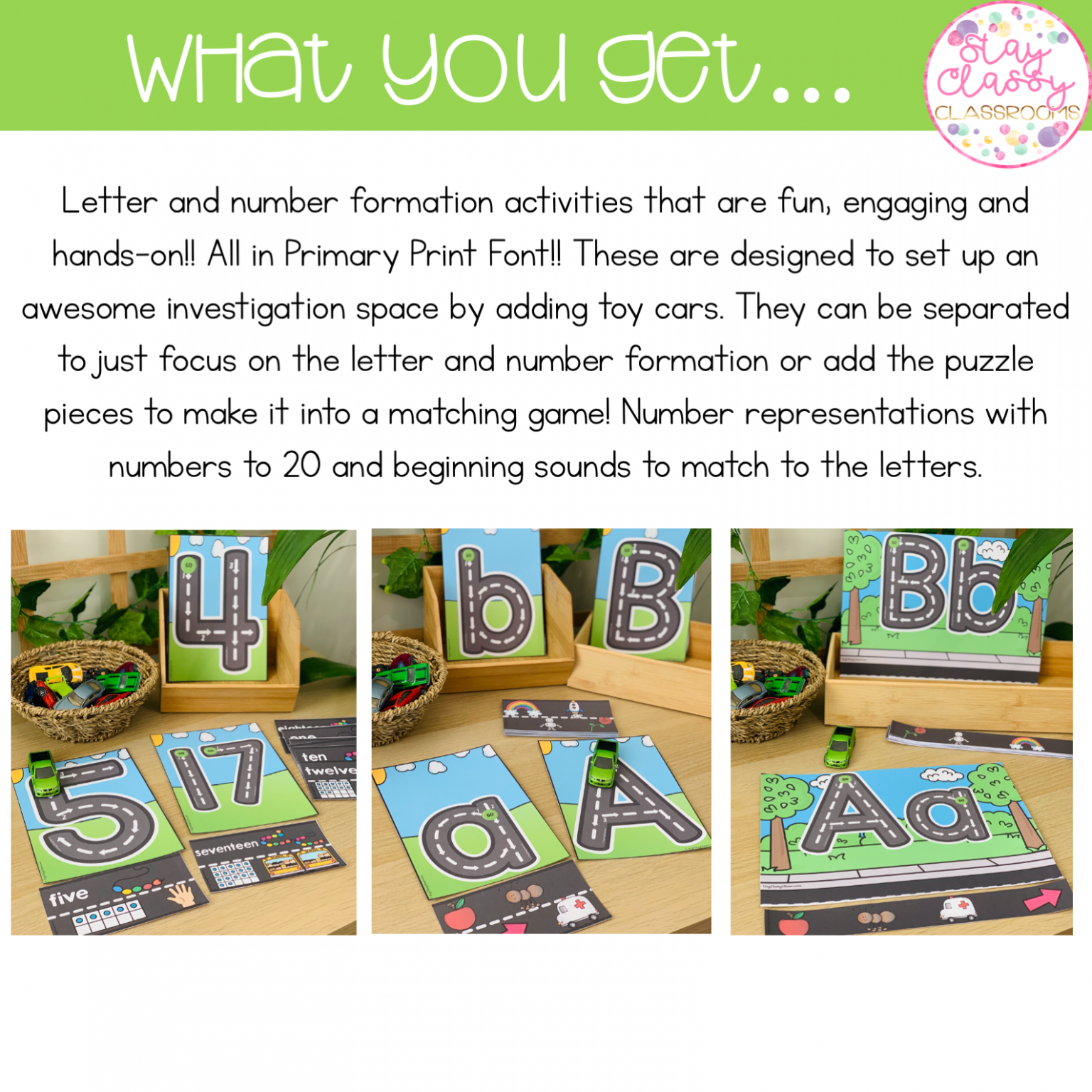 Road Letters and Numbers PRINTABLE & DIGITAL BUNDLE - Primary Print ...