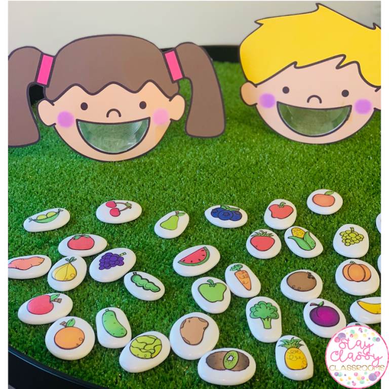 Fruit and Vegetables Stone Pack - Stay Classy Classrooms