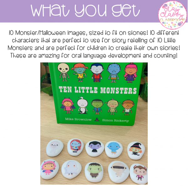 Monster Story Stones - Stay Classy Classrooms