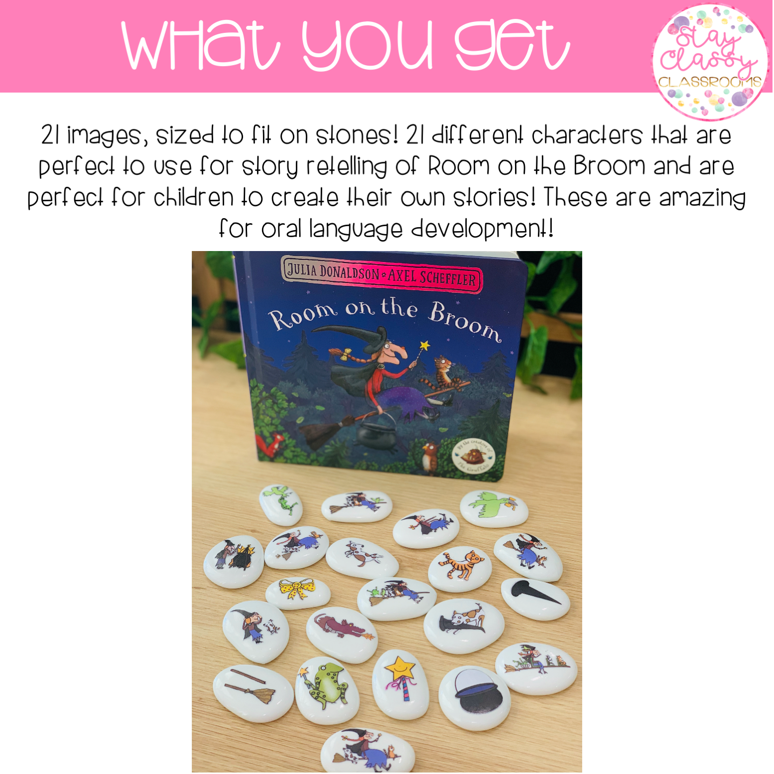 On the Broom Story Stones - Stay Classy Classrooms