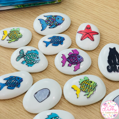 Fish Story Stones - Stay Classy Classrooms
