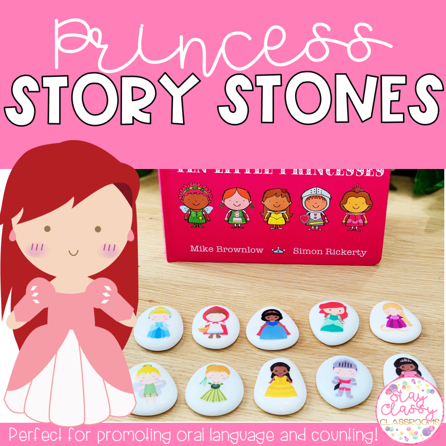Princess Story Stones - Stay Classy Classrooms