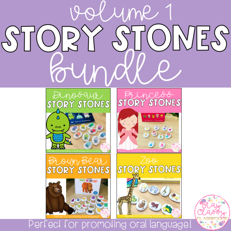 Green Sheep | Story Stone Printables and Word Wall - Stay Classy Classrooms