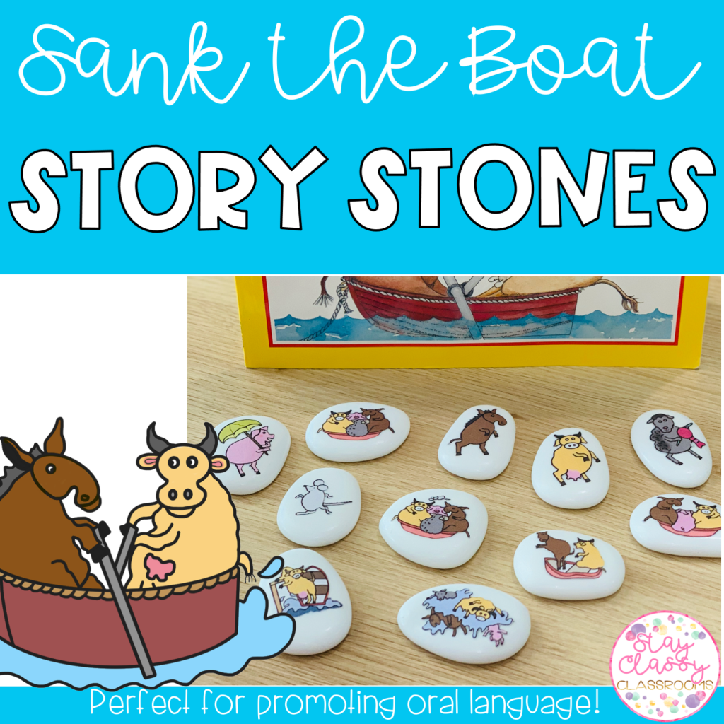 Sank the Boat Story Stones - Stay Classy Classrooms