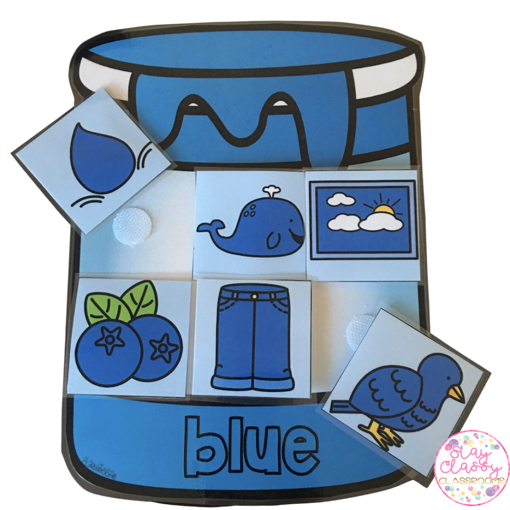 Colour Sorting Paint Pots - Stay Classy Classrooms