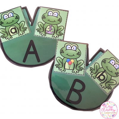 Alphabet & Beginning Sounds Match - Frogs and Lily Pads - Stay Classy ...