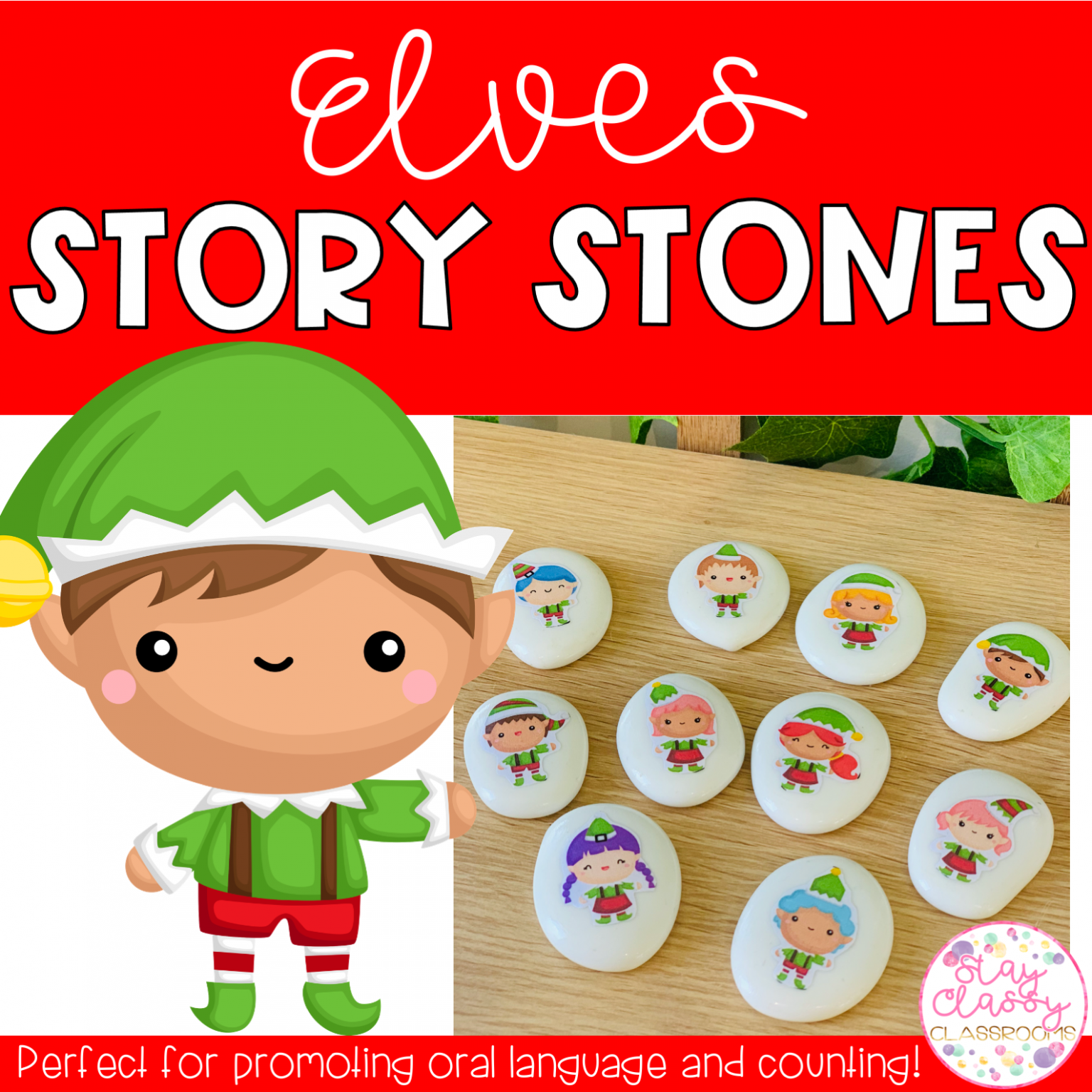 Elves Story Stones - Stay Classy Classrooms