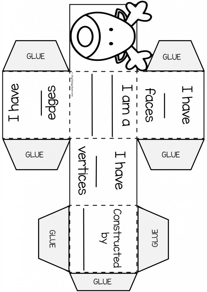 3D Shape Nets Christmas Buddies - Stay Classy Classrooms