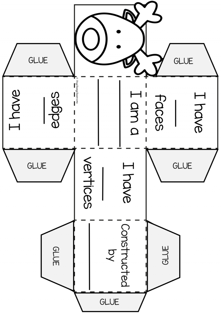 3D Shape Nets Christmas Buddies - Stay Classy Classrooms