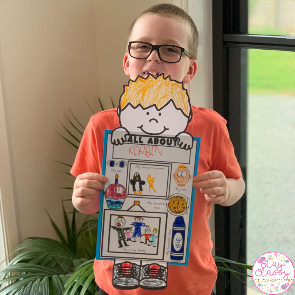 All About Me Kids Display Pack - Stay Classy Classrooms