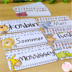 Jungle Animals Editable Desk Plates - Stay Classy Classrooms