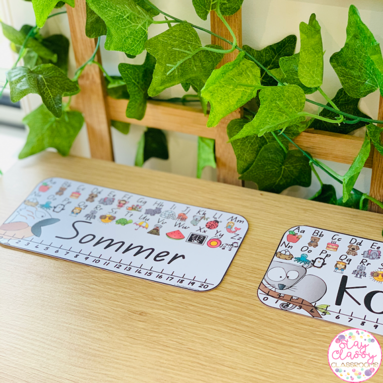 Australian Animals Editable Desk Plates - Stay Classy Classrooms