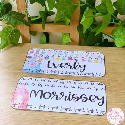 Monsters Editable Desk Plates - Stay Classy Classrooms