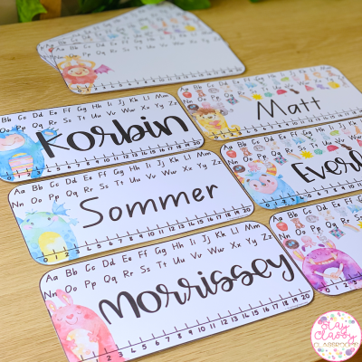 Monsters Editable Desk Plates - Stay Classy Classrooms