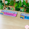 Rainbows Editable Desk Plates - Stay Classy Classrooms