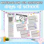 WATERCOLOUR SEA CREATURES Classroom Decor BUNDLE | Editable - Stay ...