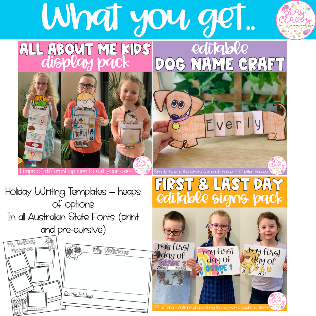 Back to School Pack - Stay Classy Classrooms