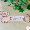 Dog Name Craft Editable - Stay Classy Classrooms