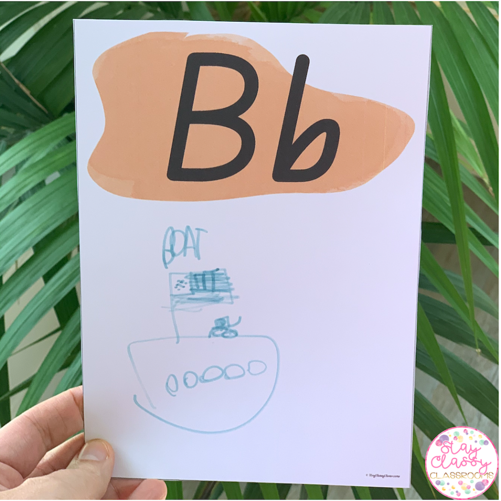 Blank Alphabet Posters Neutral | All Australian State Fonts - Stay ...