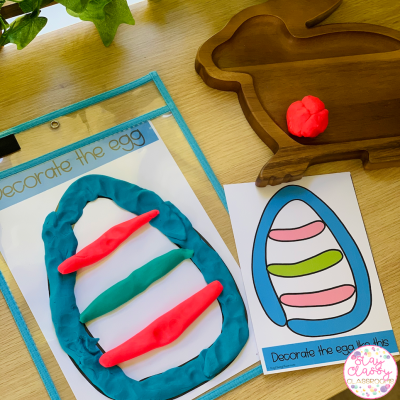 Easter Playdough Mats - Stay Classy Classrooms