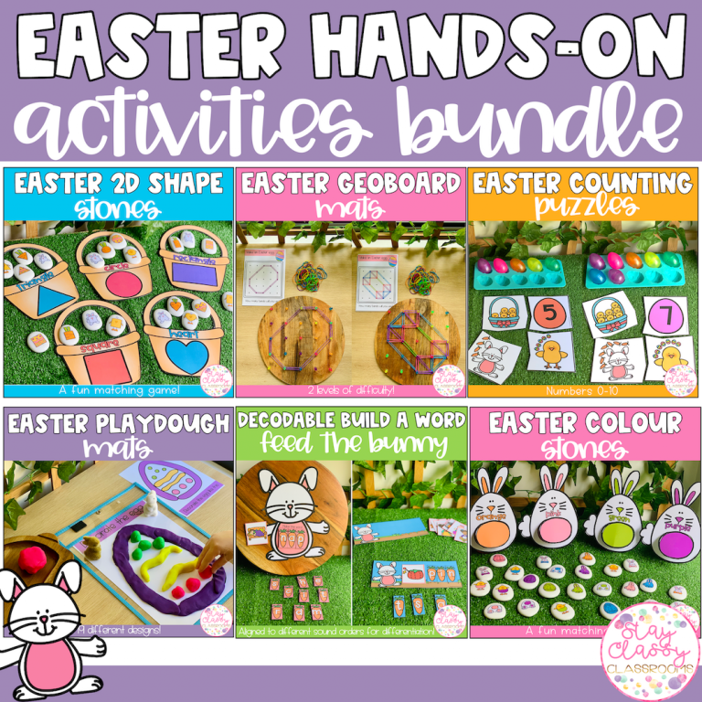 Easter Hands-On Activities BUNDLE - Stay Classy Classrooms