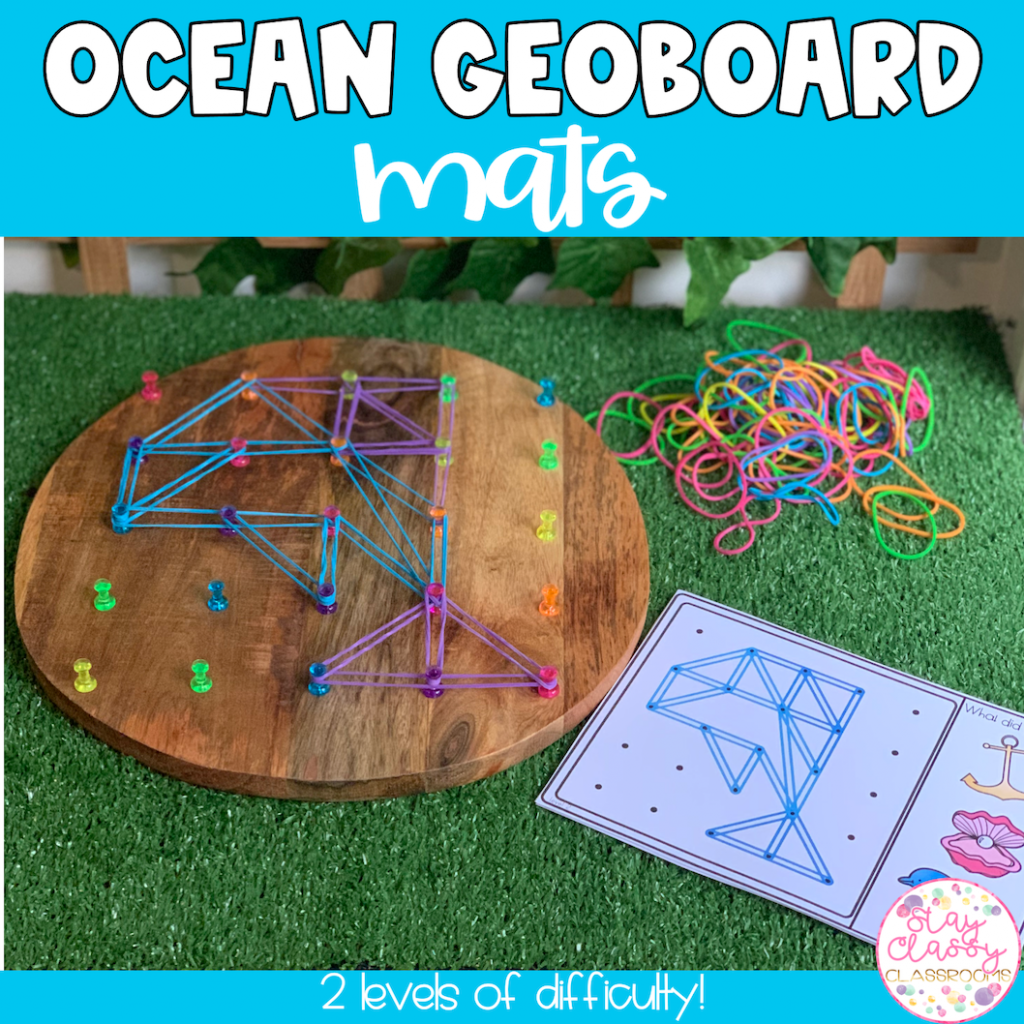 Ocean Geoboard Mats - Stay Classy Classrooms