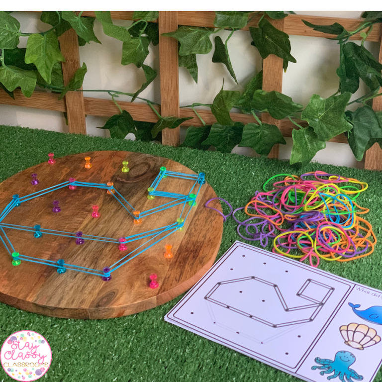 Geoboard Mats BUNDLE - Stay Classy Classrooms