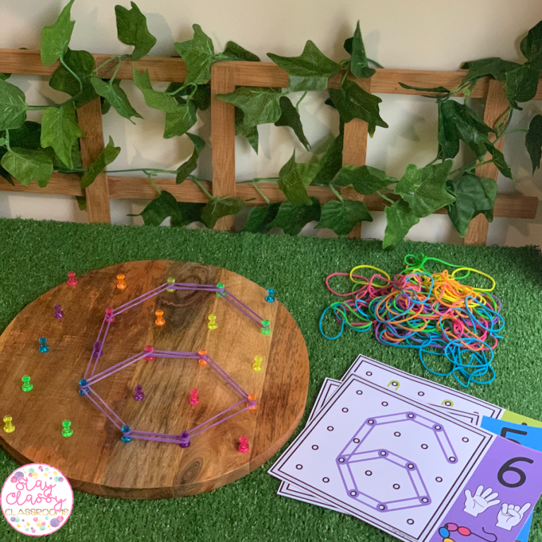 Number Geoboard Mats | Numbers 0-20 - Stay Classy Classrooms