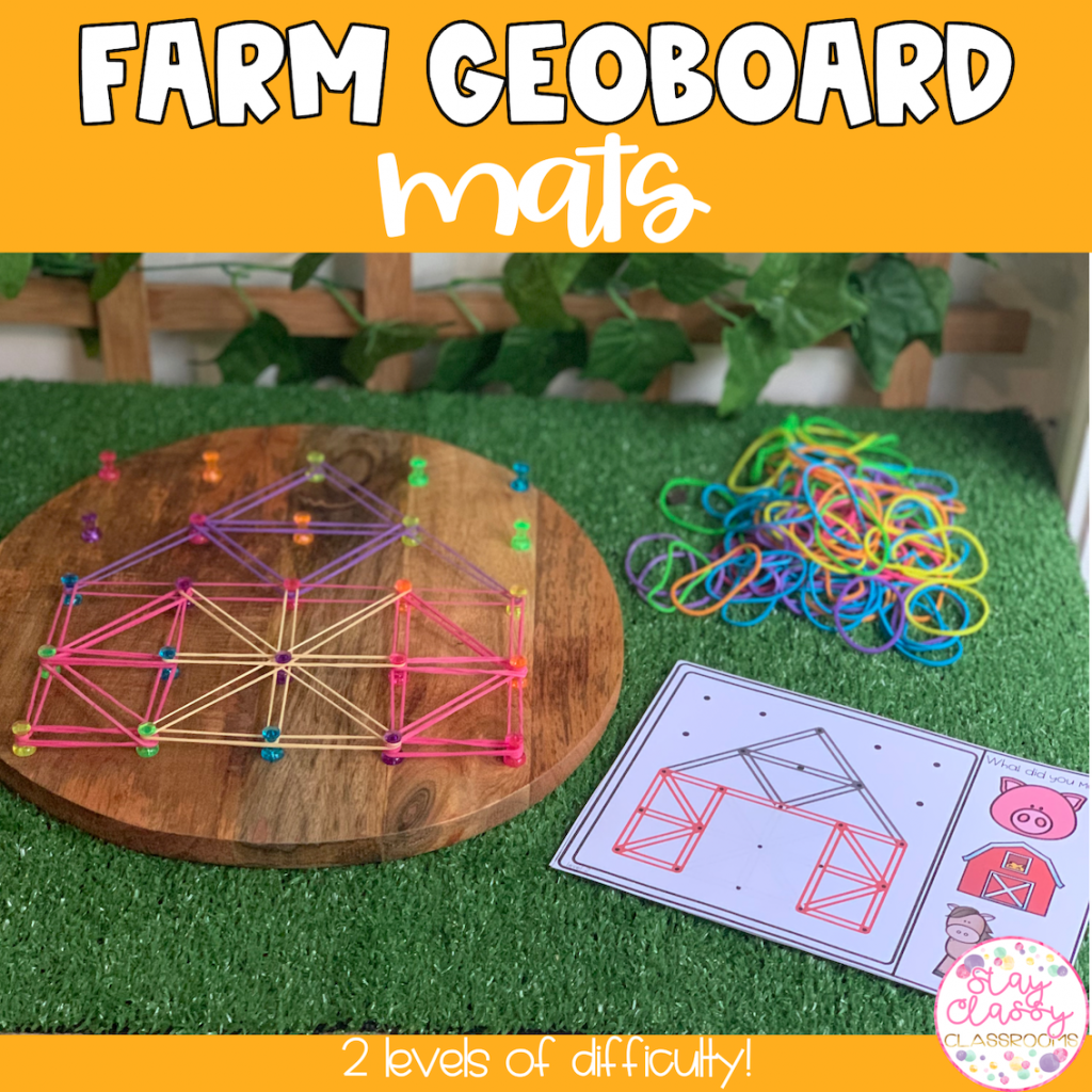 Farm Geoboard Mats - Stay Classy Classrooms