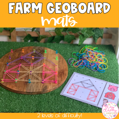 Geoboard Mats BUNDLE - Stay Classy Classrooms