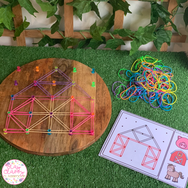 Farm Geoboard Mats - Stay Classy Classrooms