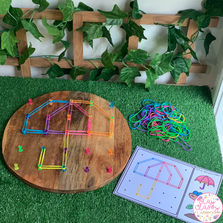 Spring Geoboard Mats - Stay Classy Classrooms