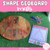2D Shape Geoboard Mats - Stay Classy Classrooms