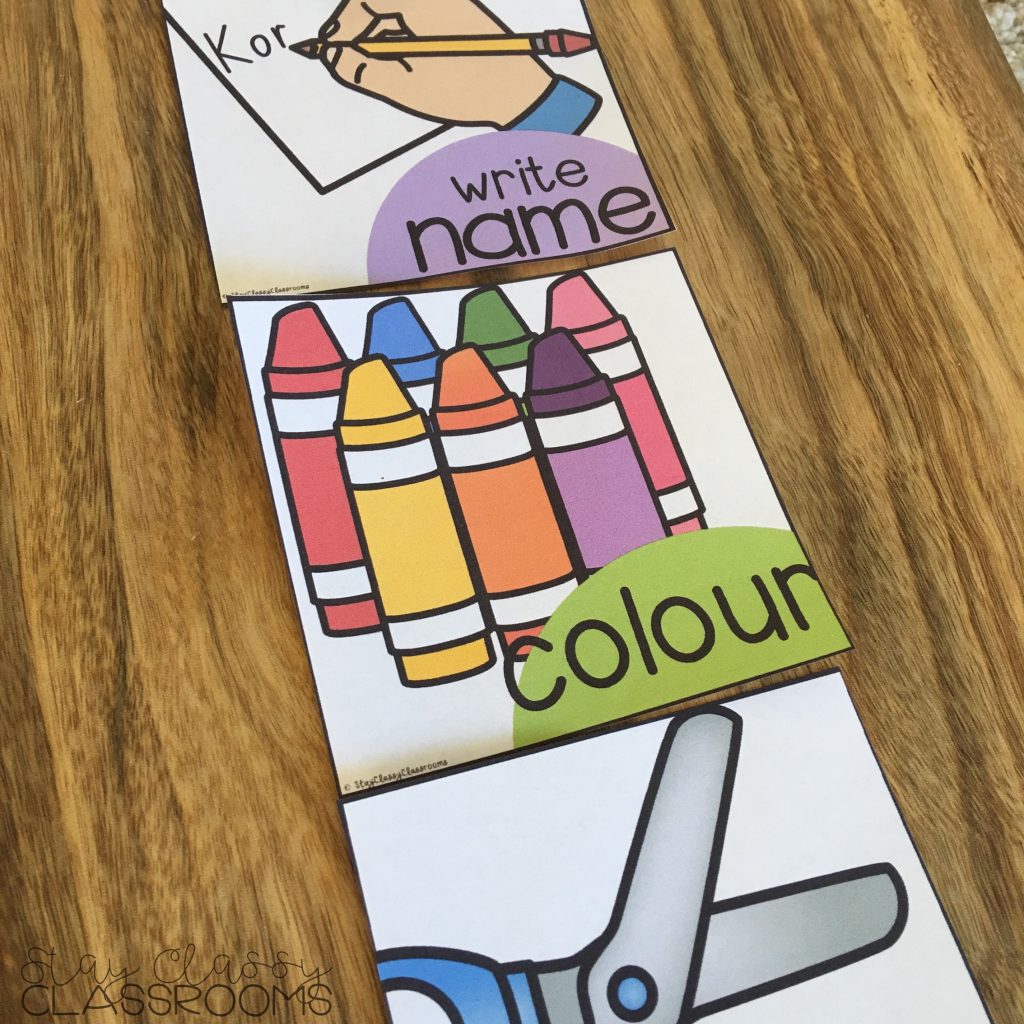 Instruction and Equipment Display Cards - Stay Classy Classrooms
