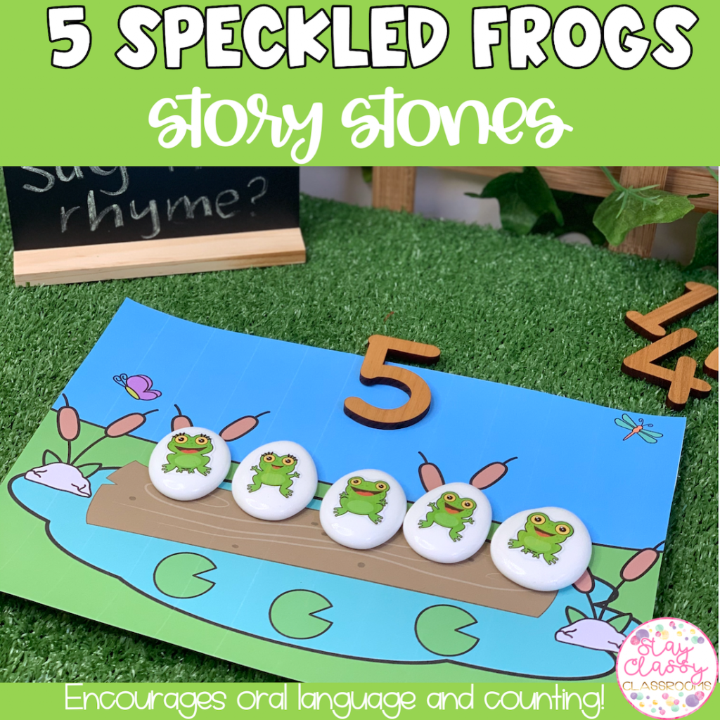 Five Speckled Frogs | Story Stone Printables - Stay Classy Classrooms