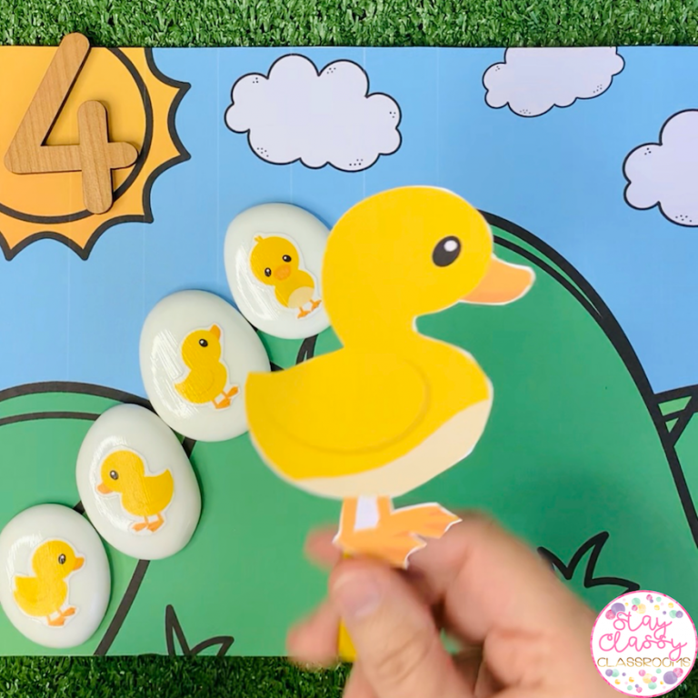 Five Little Ducks | Story Stone Printables - Stay Classy Classrooms