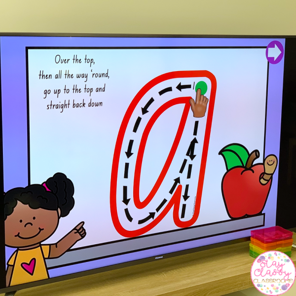 Letter Formation Rhymes Animated PowerPoint | QLD Print & Precursive ...