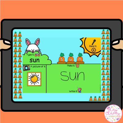 Digital Word Work SPRING Pack | Seesaw | PowerPoint | Google Slides ...