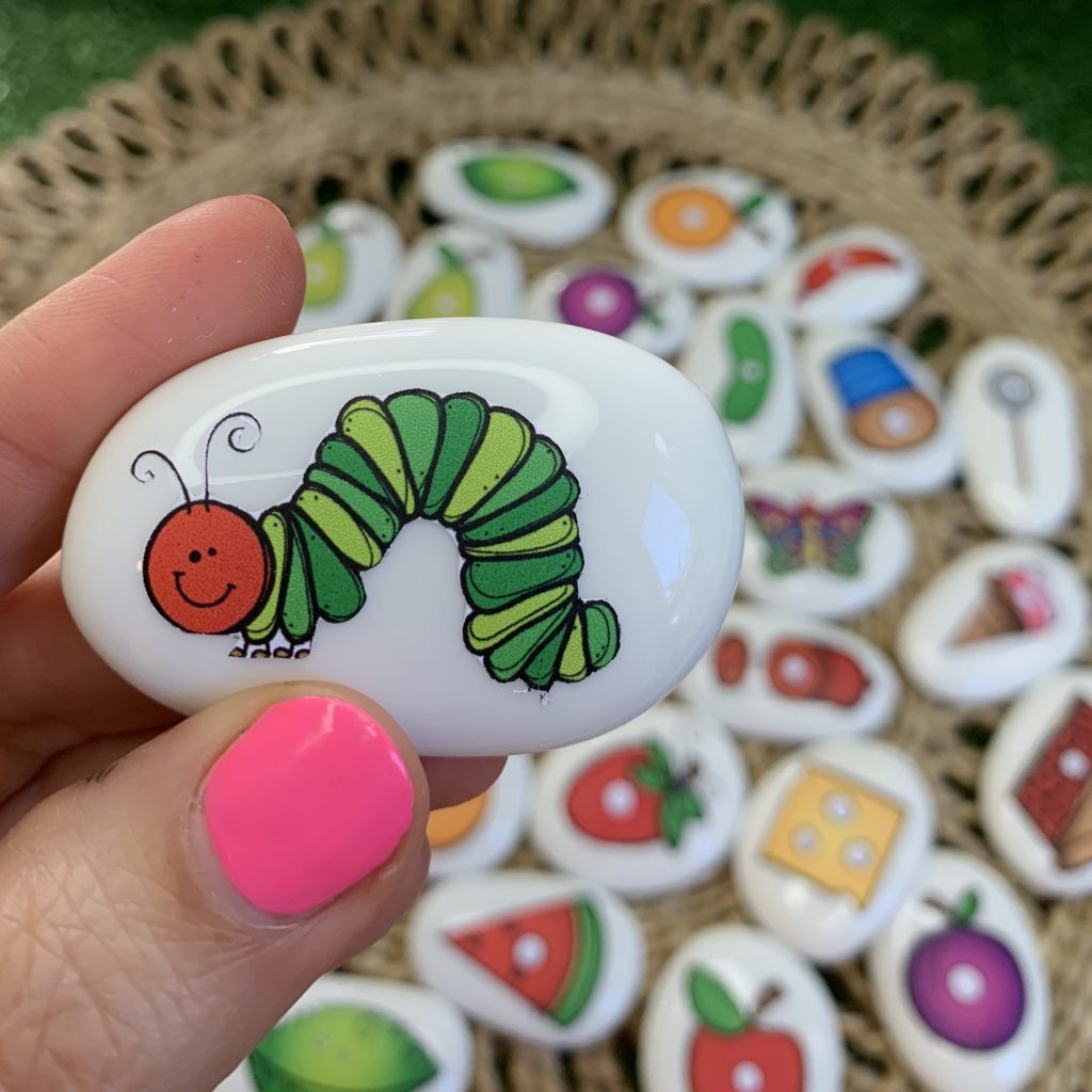 Very Hungry Caterpillar Story Stones | Ready Made - Stay Classy Classrooms