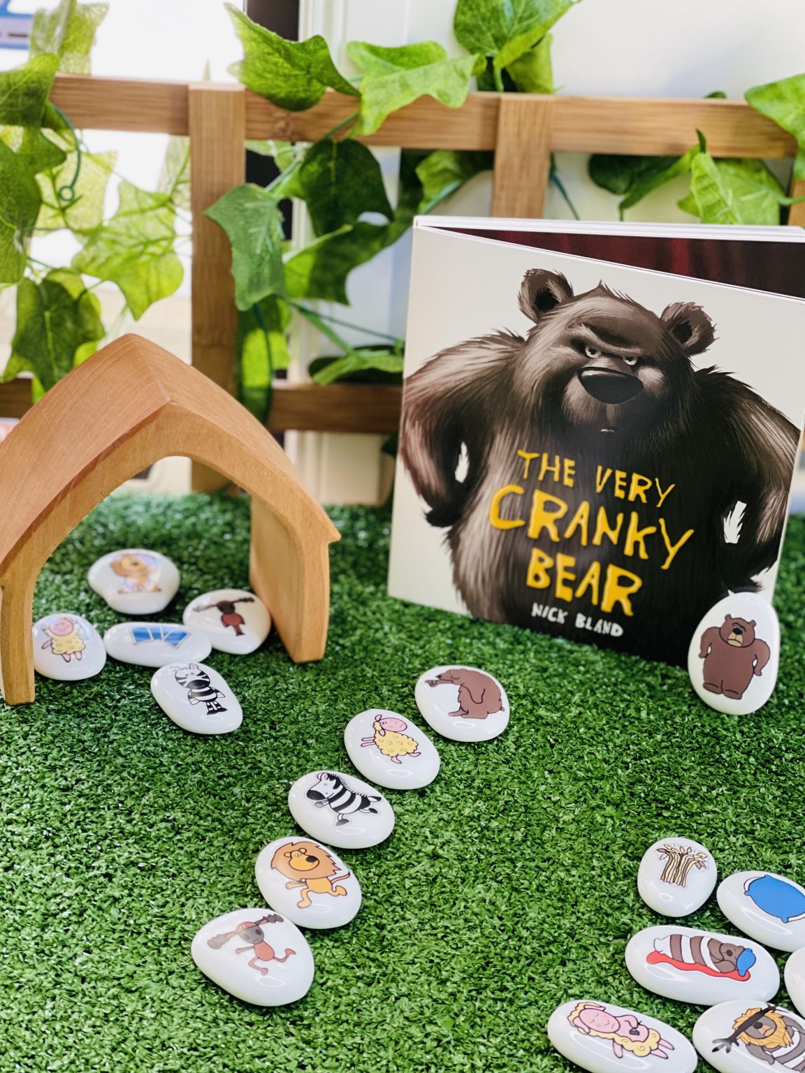 Cranky Bear Story Stones | Ready Made - Stay Classy Classrooms
