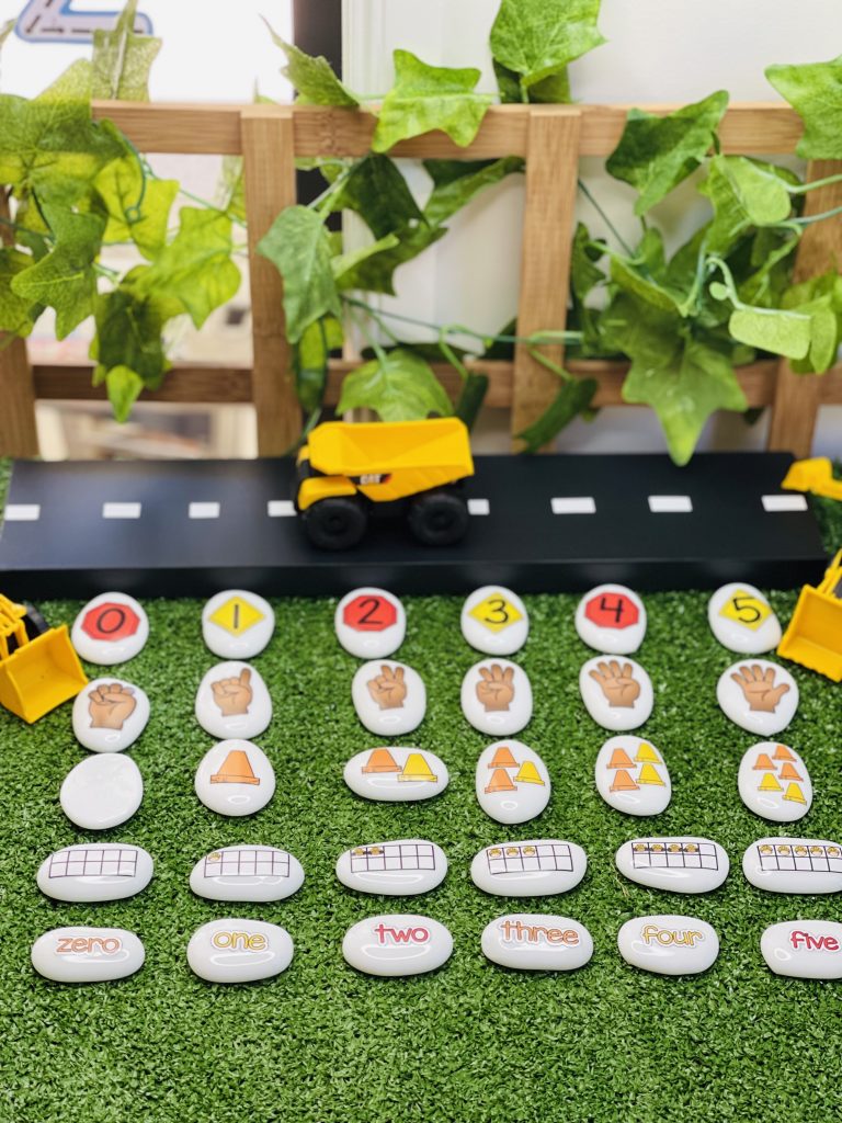 Construction Number Representation Story Stones (0-10) | Ready Made ...