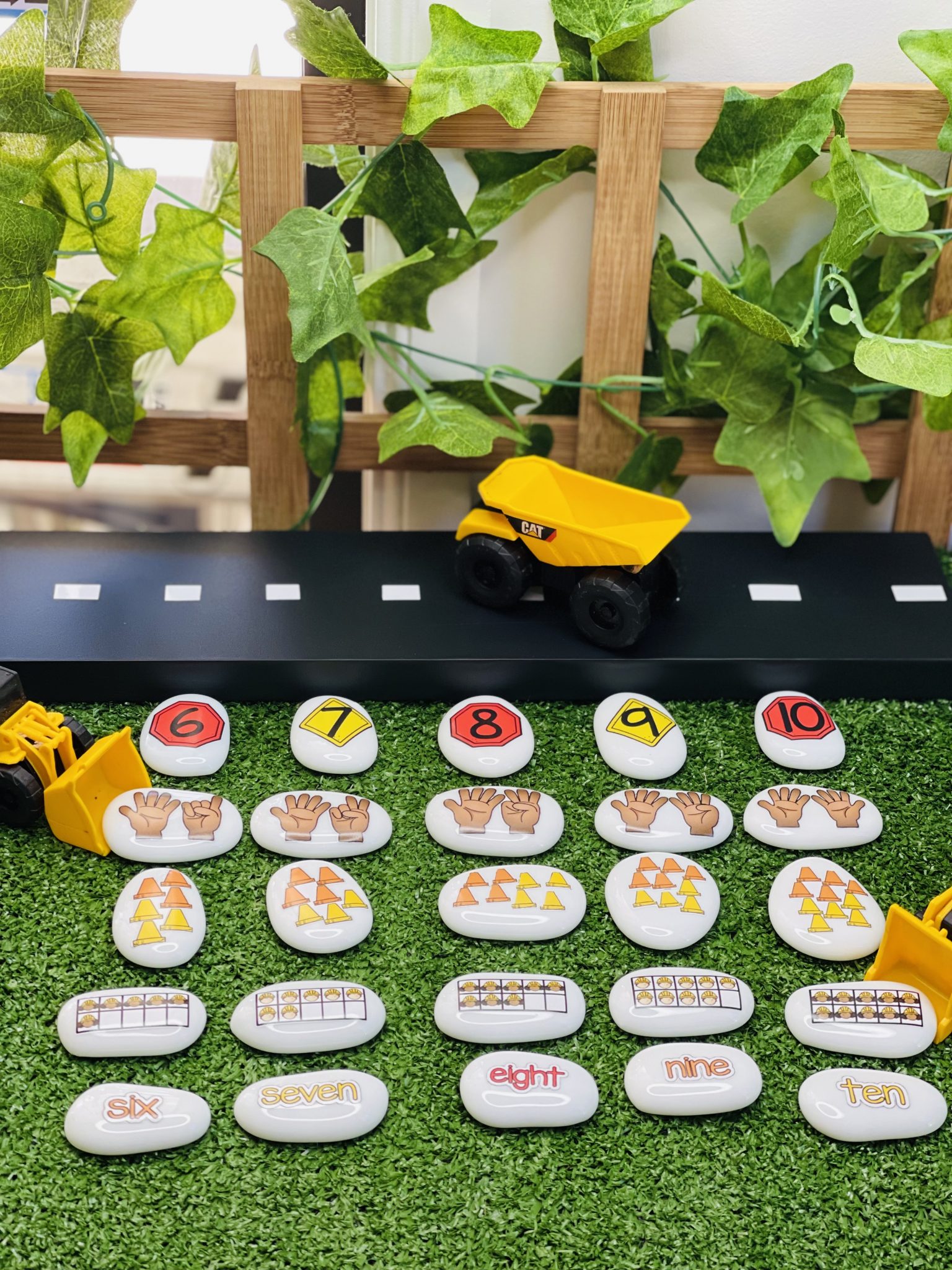 Construction Number Representation Story Stones (0-10) | Ready Made ...